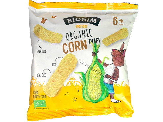 Biologische Mais Puff