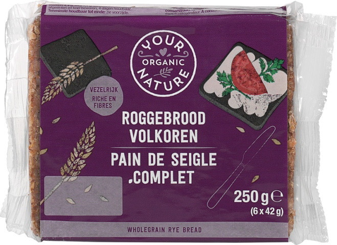 Biologische Roggebrood volkoren