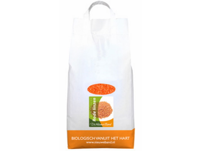 Biologische Rode Linzen- 5KG